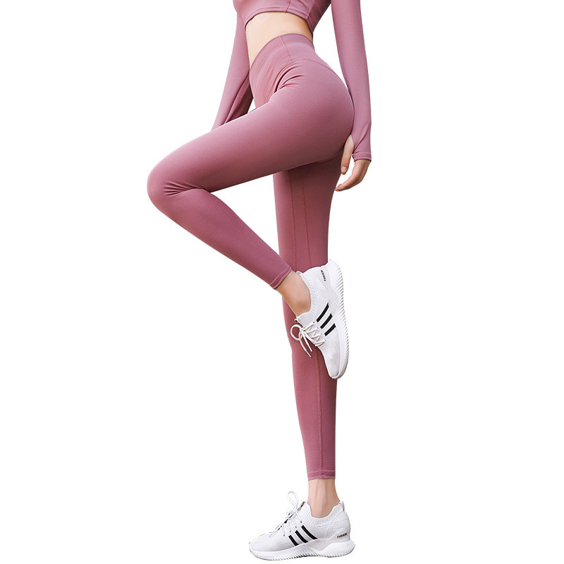 Pants Female Peach Fitness Womens Yoga Suit Tight Height Waist Stretch ...